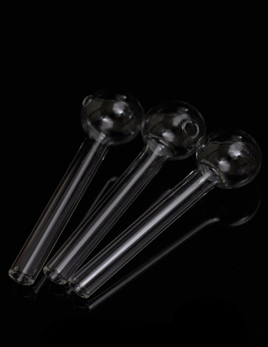 4.5" Stripes Glass Spoon Hand Pipe – Simple Glass Pipe